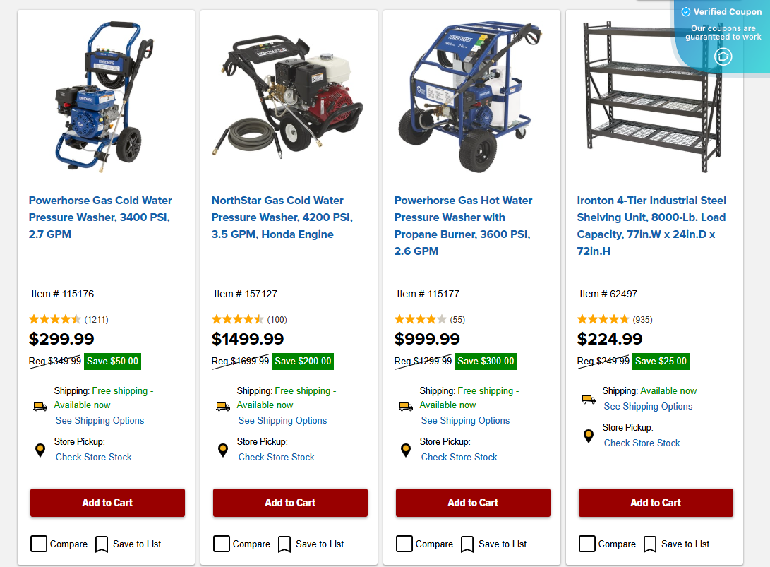 $20 Off Northern Tool Coupons & Promo Codes - April 2025