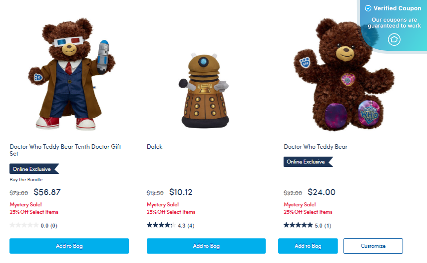 30% Off Build-A-Bear Coupons - April 2025