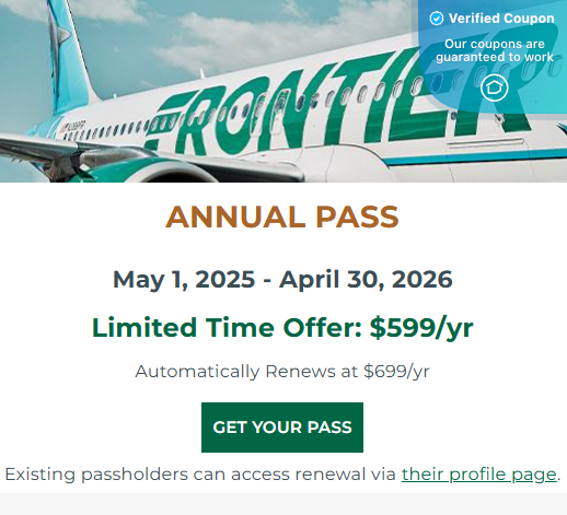 $100 Off Frontier Airlines Coupons & Promo Codes - May 2025