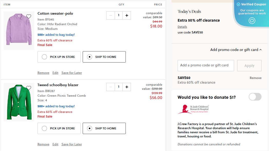 60% Off J Crew Factory Coupons & Promo Codes - March 2025