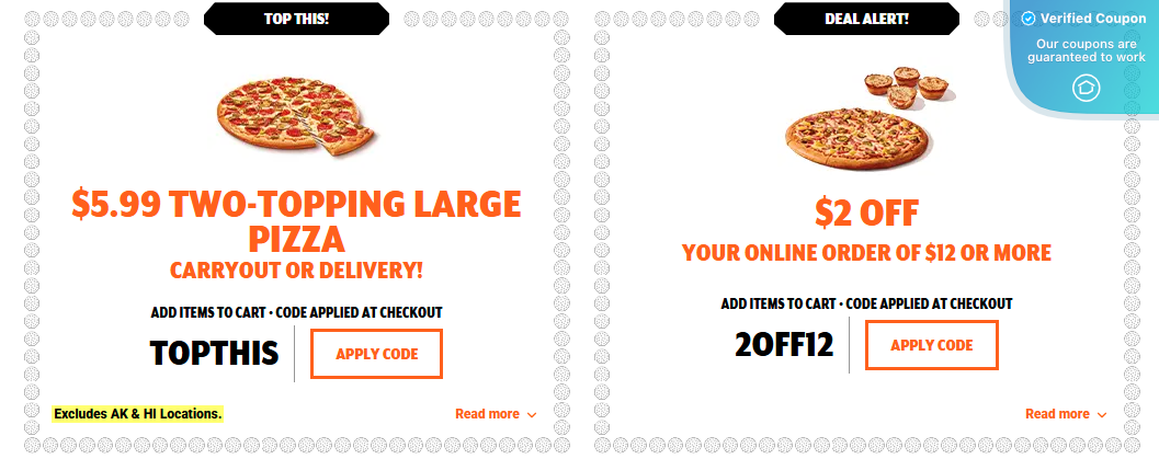 20% Off Little Caesars Coupons & Coupon Codes - March 2025