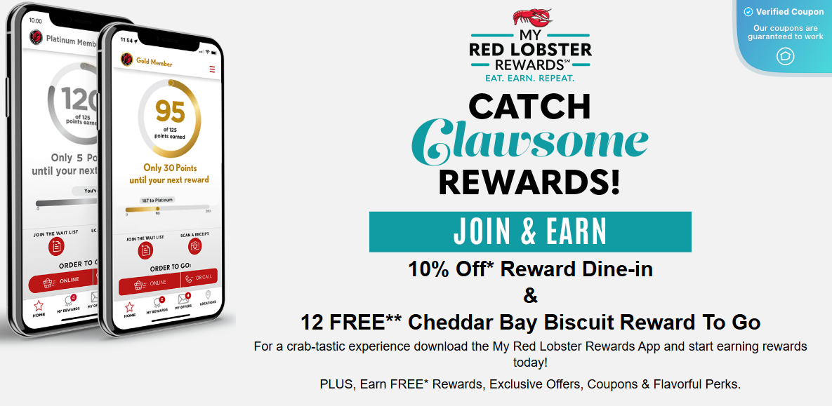 10% Off Red Lobster Coupons & Promo Codes - April 2025