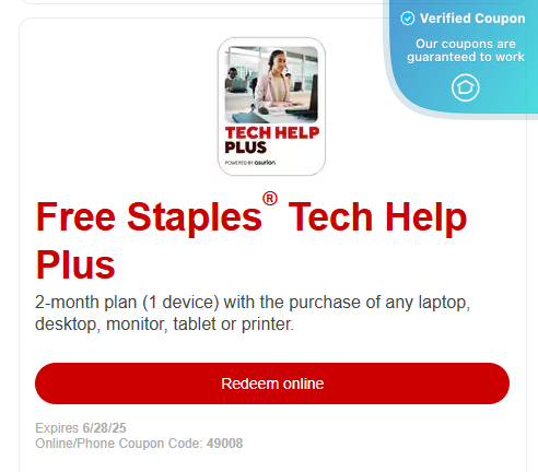 $15 Off Staples Coupons & Coupon Codes - April 2025