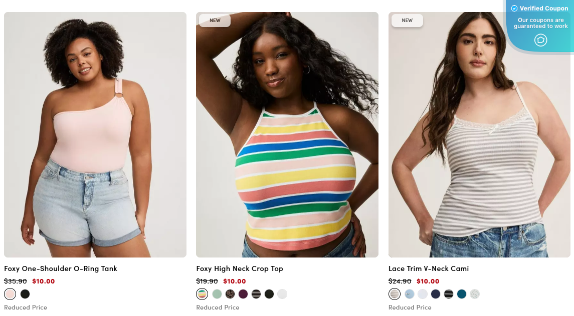 50% Off Torrid Coupons & Promo Codes - April 2025