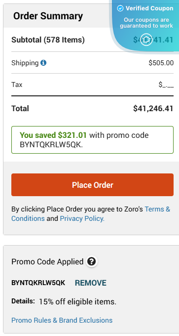 20% Off Zoro Coupons & Promo Codes - March 2025