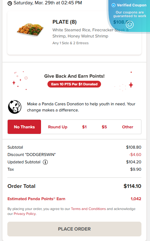 Panda Express Coupons & Promo Codes - April 2025