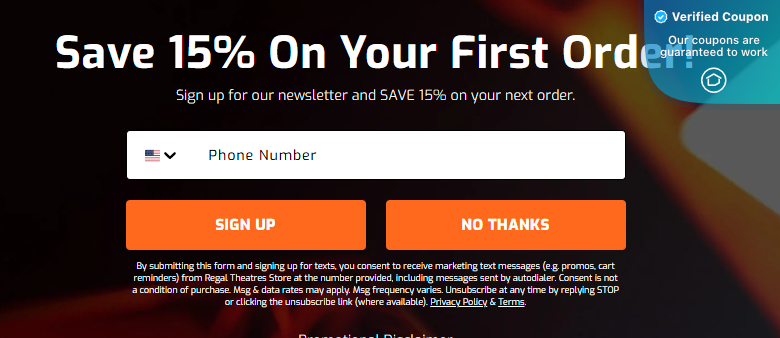 15% Off Regal Cinemas Coupons & Promo Codes - April 2025