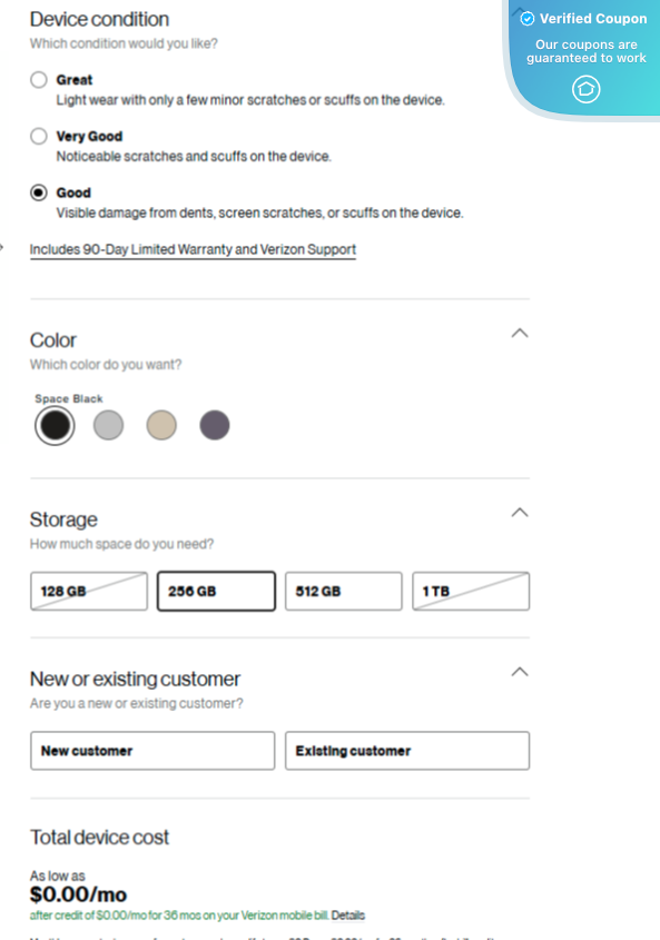 $300 Off Verizon Coupons & Promo Codes - April 2025