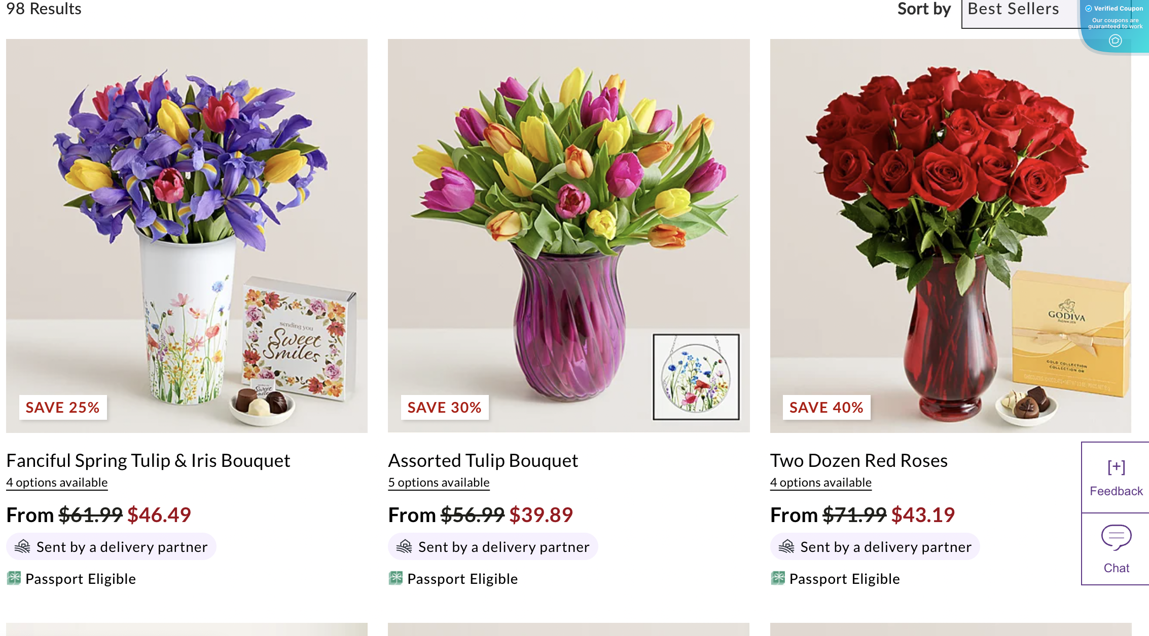 35% Off 1800Flowers Coupons & Promo Codes + 2.5% Cash Back