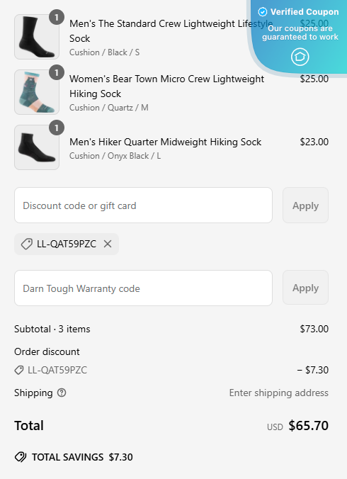 20% Off Darn Tough Coupons & Discount Codes - May 2025