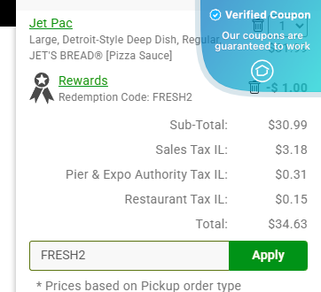 15% Off Jet's Pizza Coupons & Promo Codes - April 2025