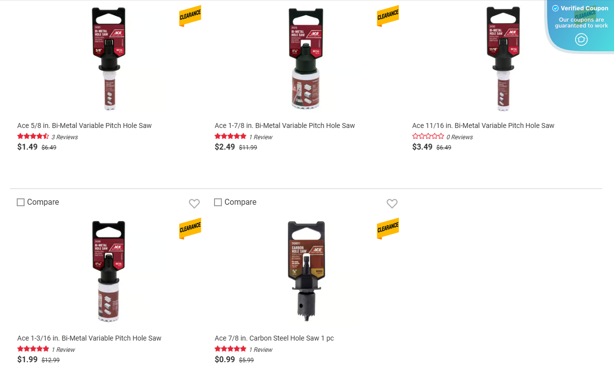 10% Off Ace Hardware Coupons & Promo Codes + 0.5% Cash Back