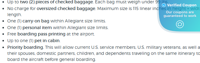 $30 Off Allegiant Air Coupons & Promo Codes - April 2025