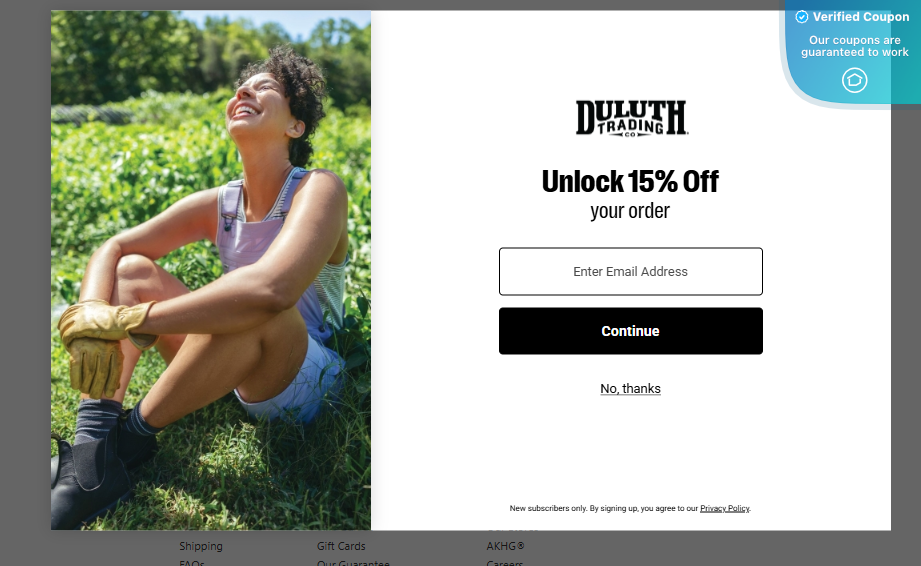 20% Off Duluth Trading Coupons & Promo Codes - April 2025