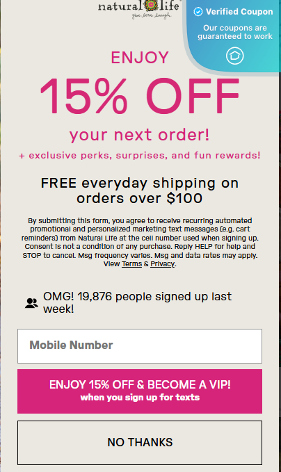 40% Off Natural Life Coupons & Promo Codes - April 2025