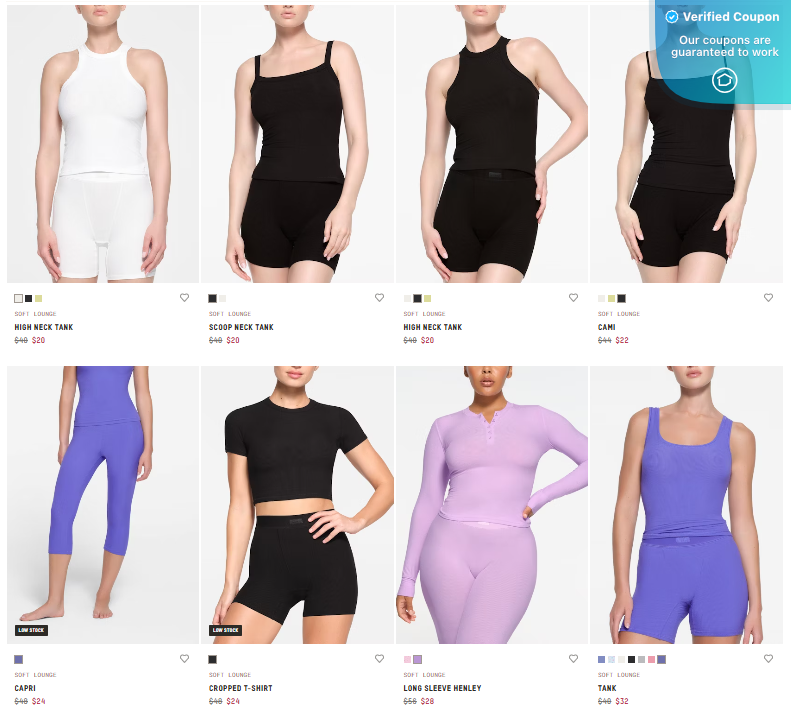 15% Off Skims Coupons & Discount Codes - April 2025