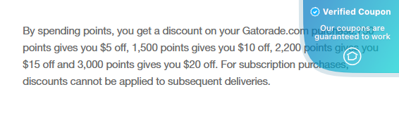 20% Off Gatorade Coupons & Promo Codes + 20% Cash Back
