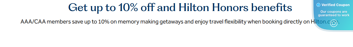 15% Off Hilton Coupons & Discounts + 2% Cash Back - April