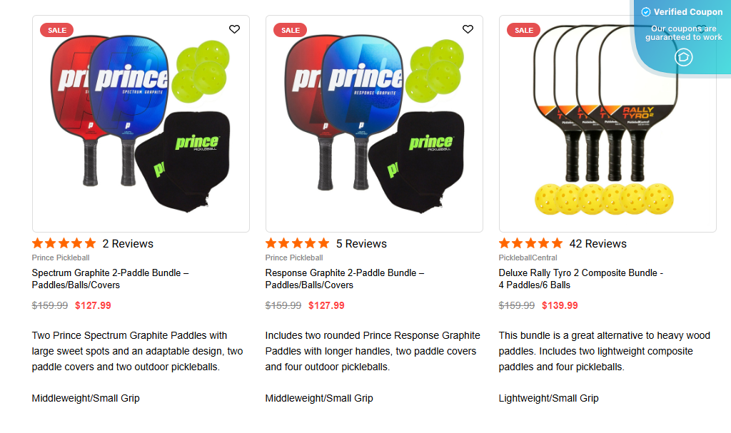 8% Off Pickleball Central Coupons & Promo Codes - April