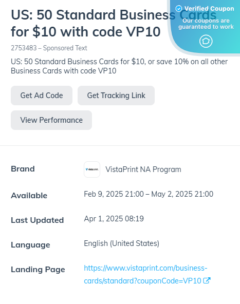 25% Off Vistaprint Coupons & Promo Codes + 2% Cash Back