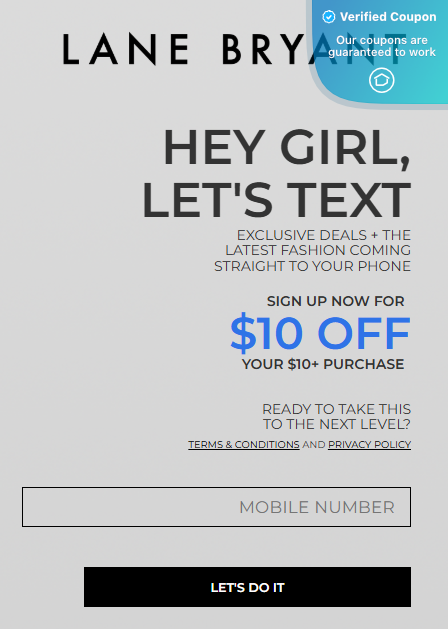 50% Off Lane Bryant Coupons & Promo Codes - April 2025