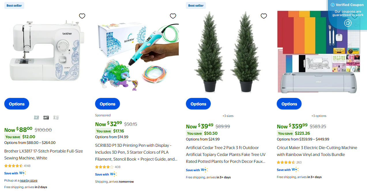 $10 Off Walmart Coupons & Promo Codes - April 2025