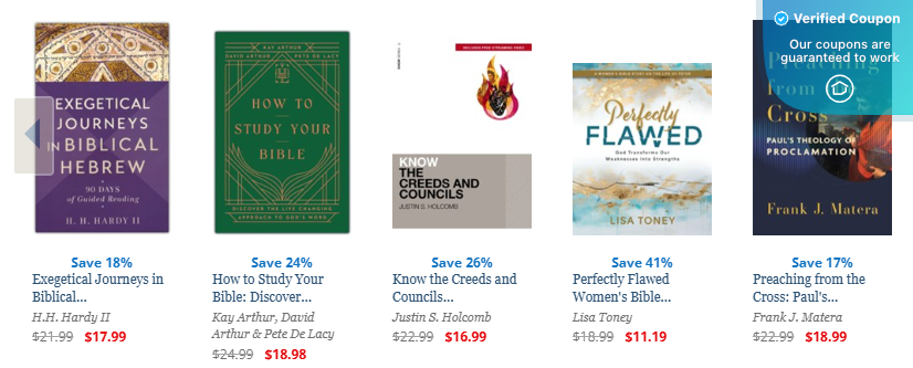 40% Off Christian Book Coupons & Promo Codes - April 2025