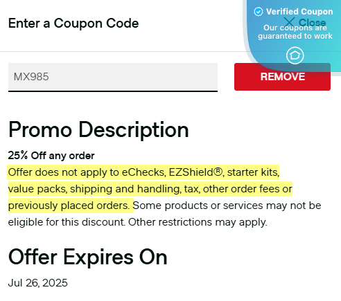 $50 Off Deluxe Checks Coupons & Discount Codes - April 2025