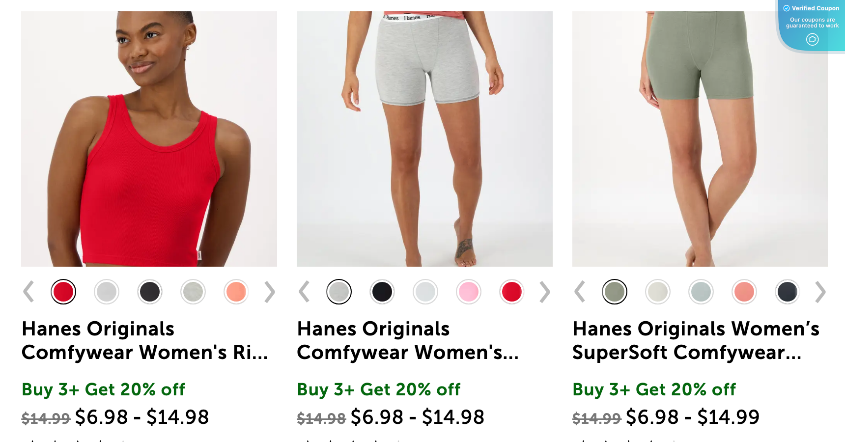 20% Off Hanes Coupons & Promo Codes - May 2025