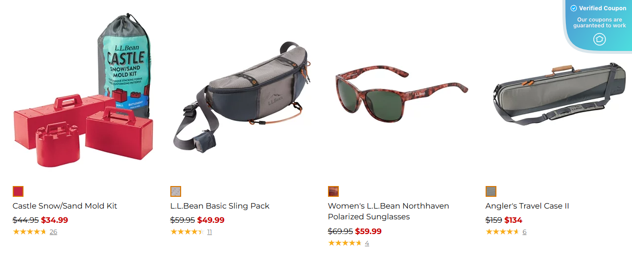 25% Off LL Bean Coupons & Promo Codes + 1.5% Cash Back