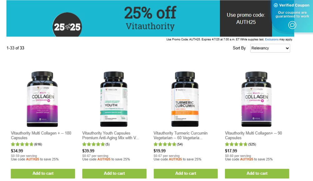 20% Off Vitacost Coupons & Promo Codes + 2% Cash Back