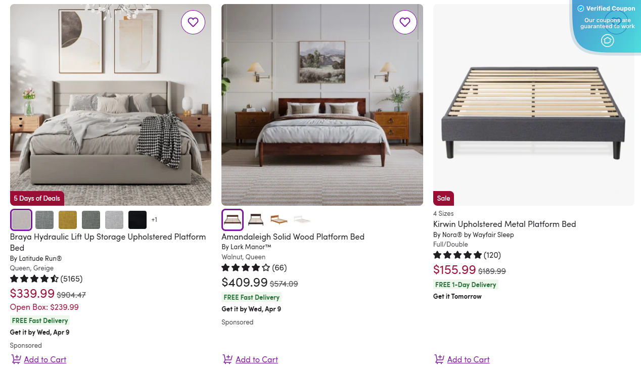 50% Off Wayfair Coupons & Promo Codes - April 2025