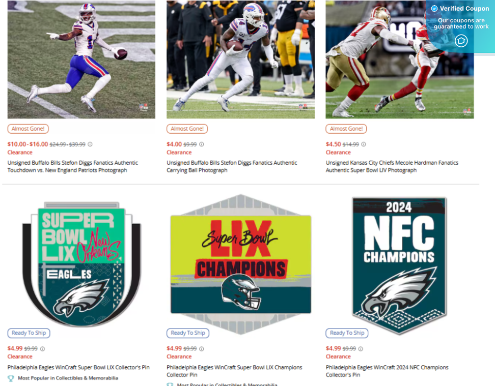 30% Off NFL Shop Coupons & Promo Codes + 0.5% Cash Back