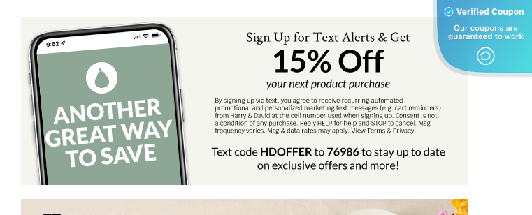 25% Off Harry and David Coupons & Promo Codes - May 2025