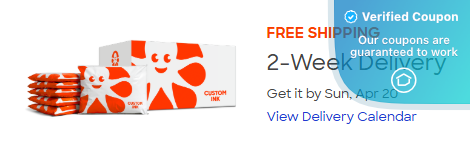 Custom Ink Coupons & Promo Codes - May 2025