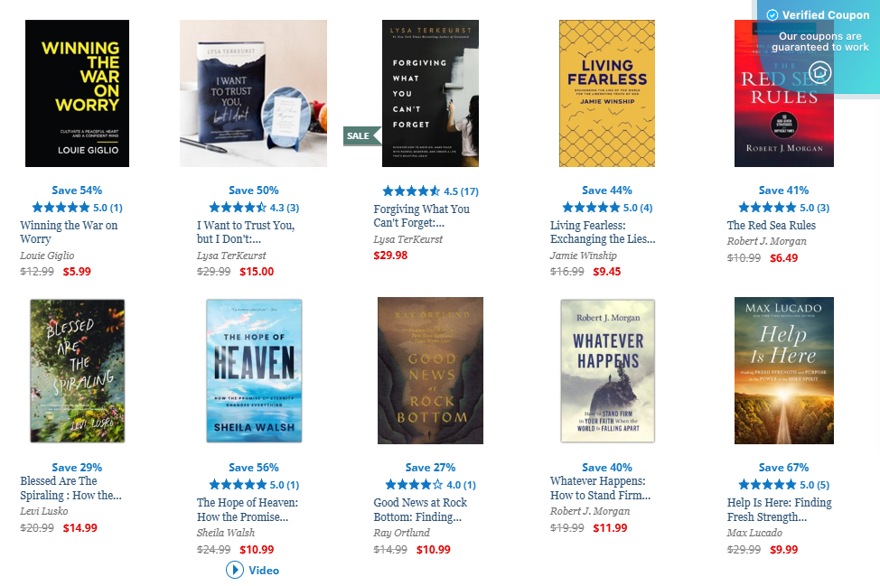 10% Off Christian Book Coupons & Promo Codes + 2% Cash Back