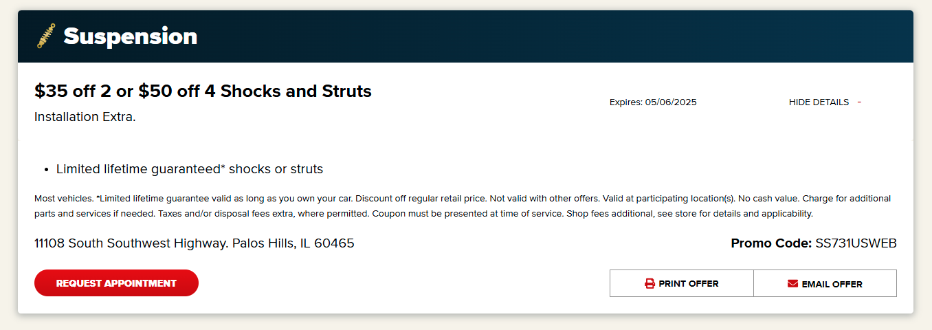 $20 Off Midas Coupons & Promo Codes - April 2025