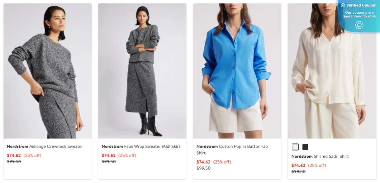 55% Off Nordstrom Coupons & Promo Codes - May 2025