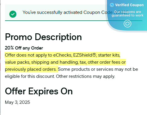 $50 Off Deluxe Checks Coupons & Discount Codes - April 2025