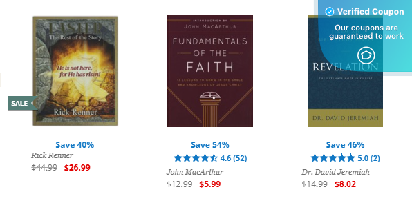 10% Off Christian Book Coupons & Promo Codes + 2% Cash Back
