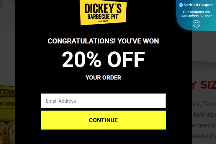 $10 Off Dickey's BBQ Coupons & Promo Codes - May 2025