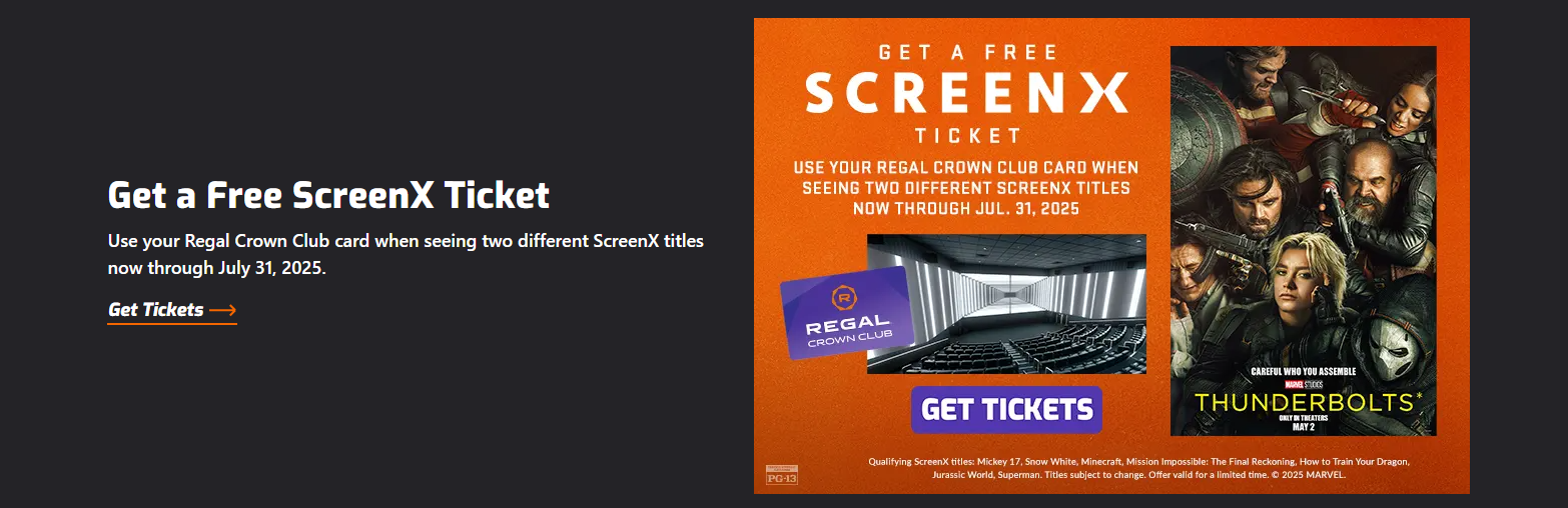 15% Off Regal Cinemas Coupons & Promo Codes - May 2025