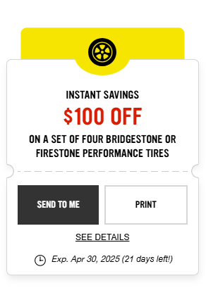 5% Off Tires Plus Coupons & Discounts - April 2025