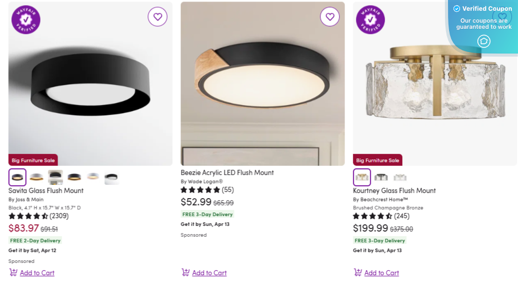 10% Off Wayfair Coupons & Promo Codes - May 2025