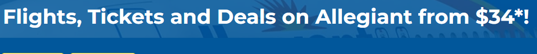 $5 Off Allegiant Air Coupons & Promo Codes - April 2025