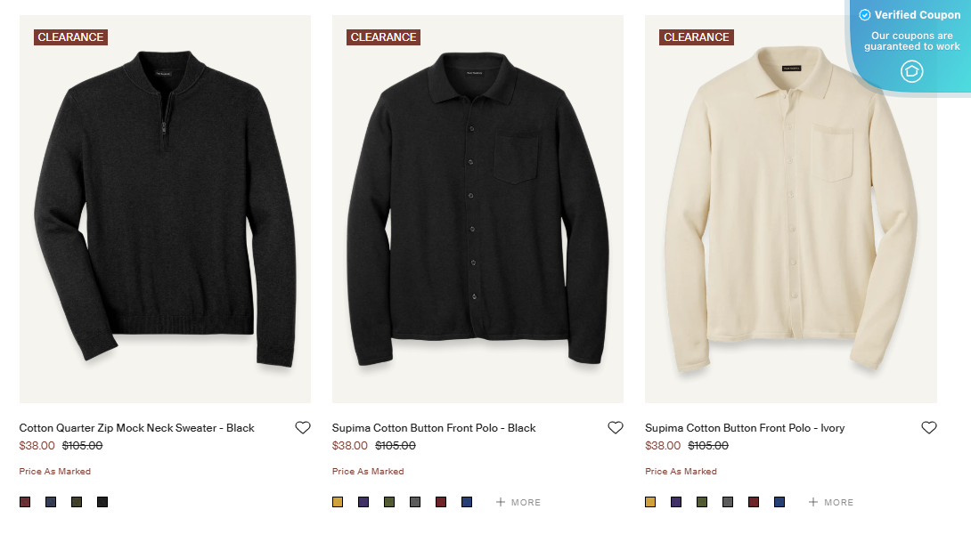 30% Off Paul Fredrick Coupons & Promo Codes - April 2025