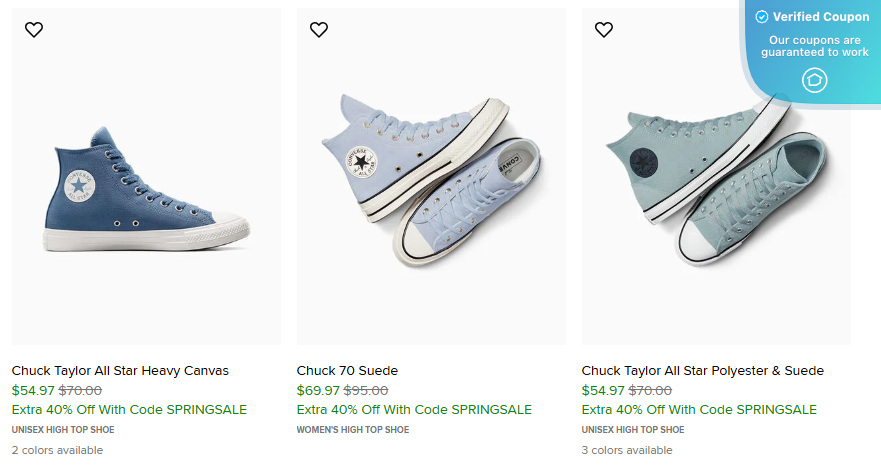 15% Off Converse Coupons & Promo Codes - May 2025