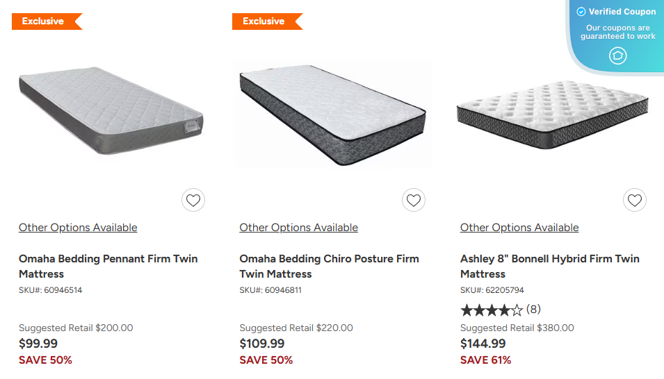 $10 Off Nebraska Furniture Mart Coupons & Promo Codes