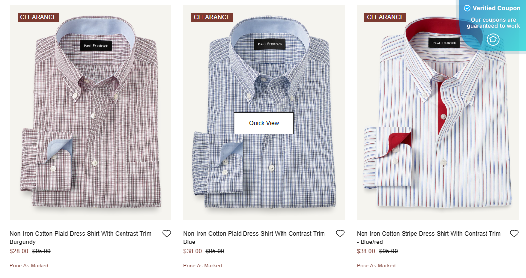 30% Off Paul Fredrick Coupons & Promo Codes - April 2025