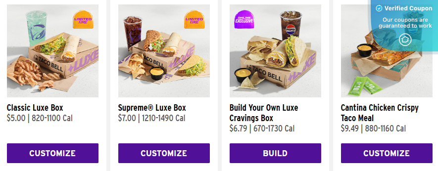 5% Off Taco Bell Coupons & Promo Codes - April 2025